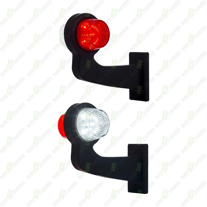 → Piloto Balizamiento Largo LED HORPOL Blanco-Rojo