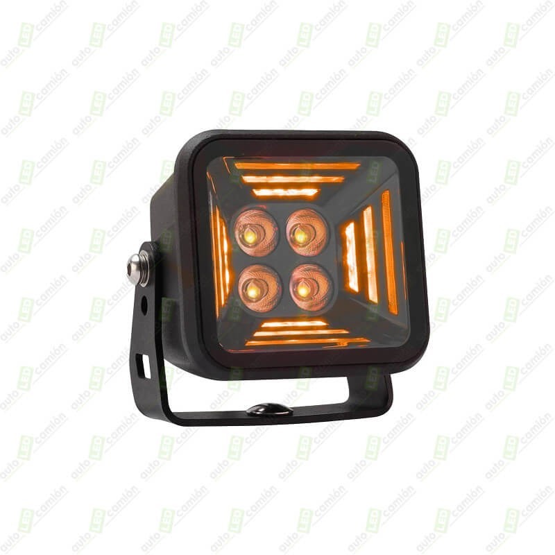 → Faro de Trabajo LED Strands Dark Knight Fortex Ámbar
